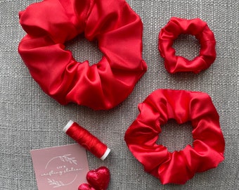 Red Scrunchie | Etsy