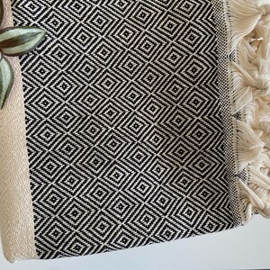 Diamond Design Cream Sofa Throw Cotton Soft Sofa Throw - Etsy