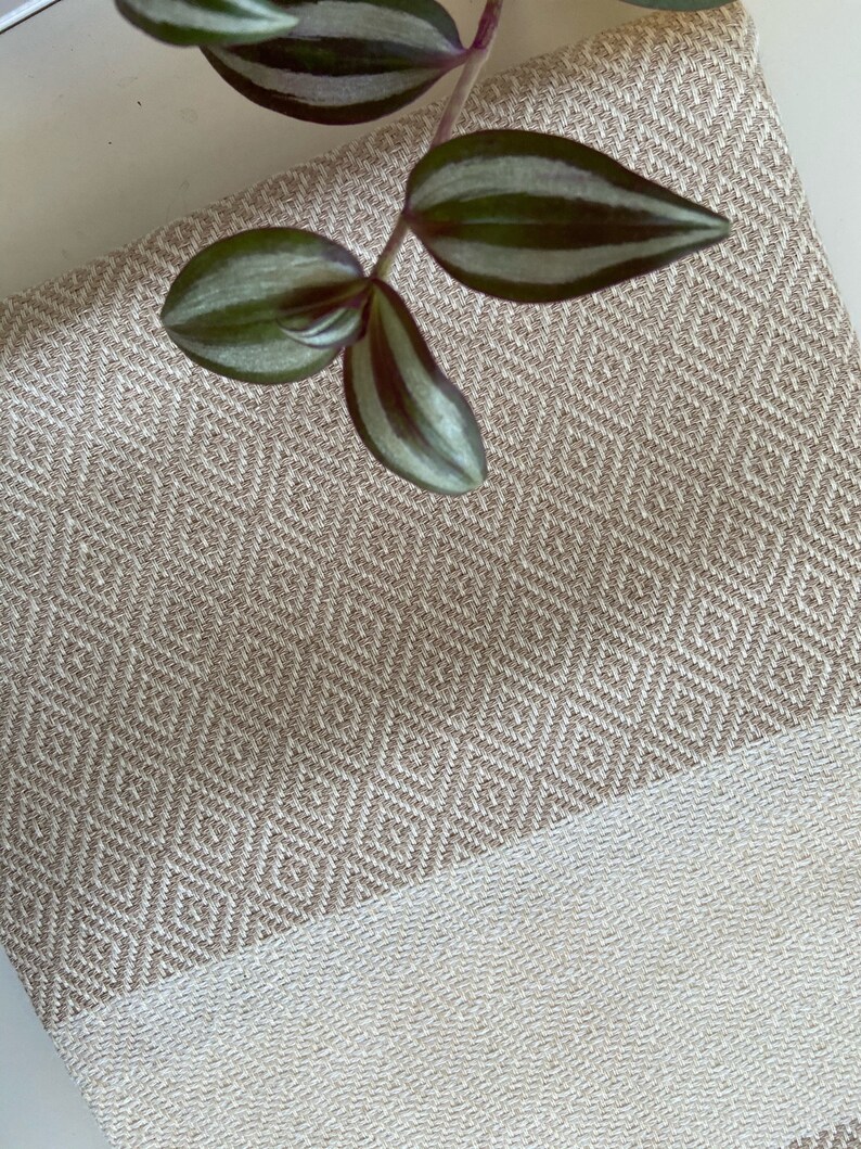 Diamond Design Cream Sofa Throw Cotton Soft Sofa Throw | Etsy UK