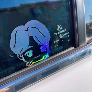 BTS Tinytan Chibi Decal - Peeker Peek-a-boo Vinyl for Car Laptop Window ...