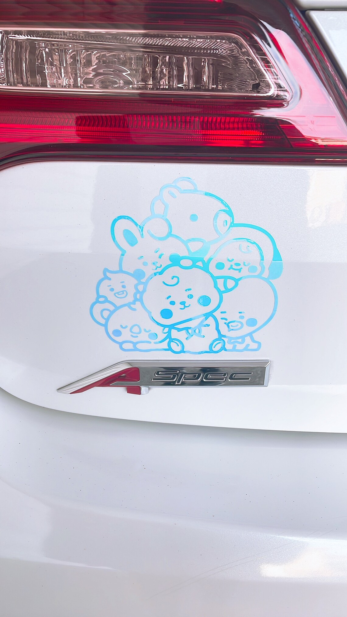 BTS BT21 Bangtan Holographic Vinyl Decal for Car Laptop | Etsy