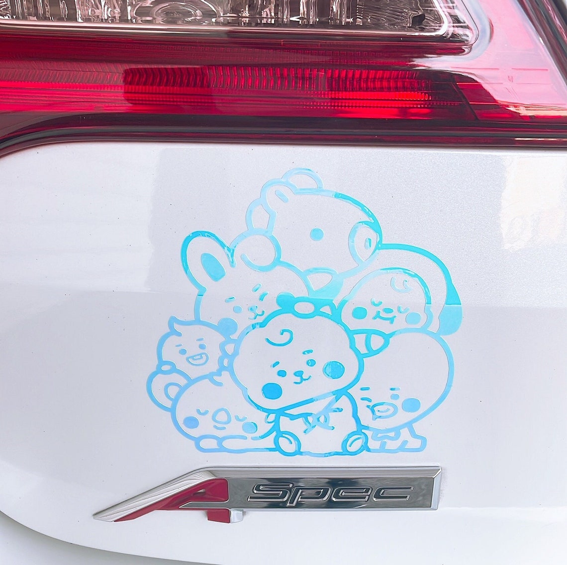 BTS BT21 Bangtan Holographic Vinyl Decal for Car Laptop | Etsy