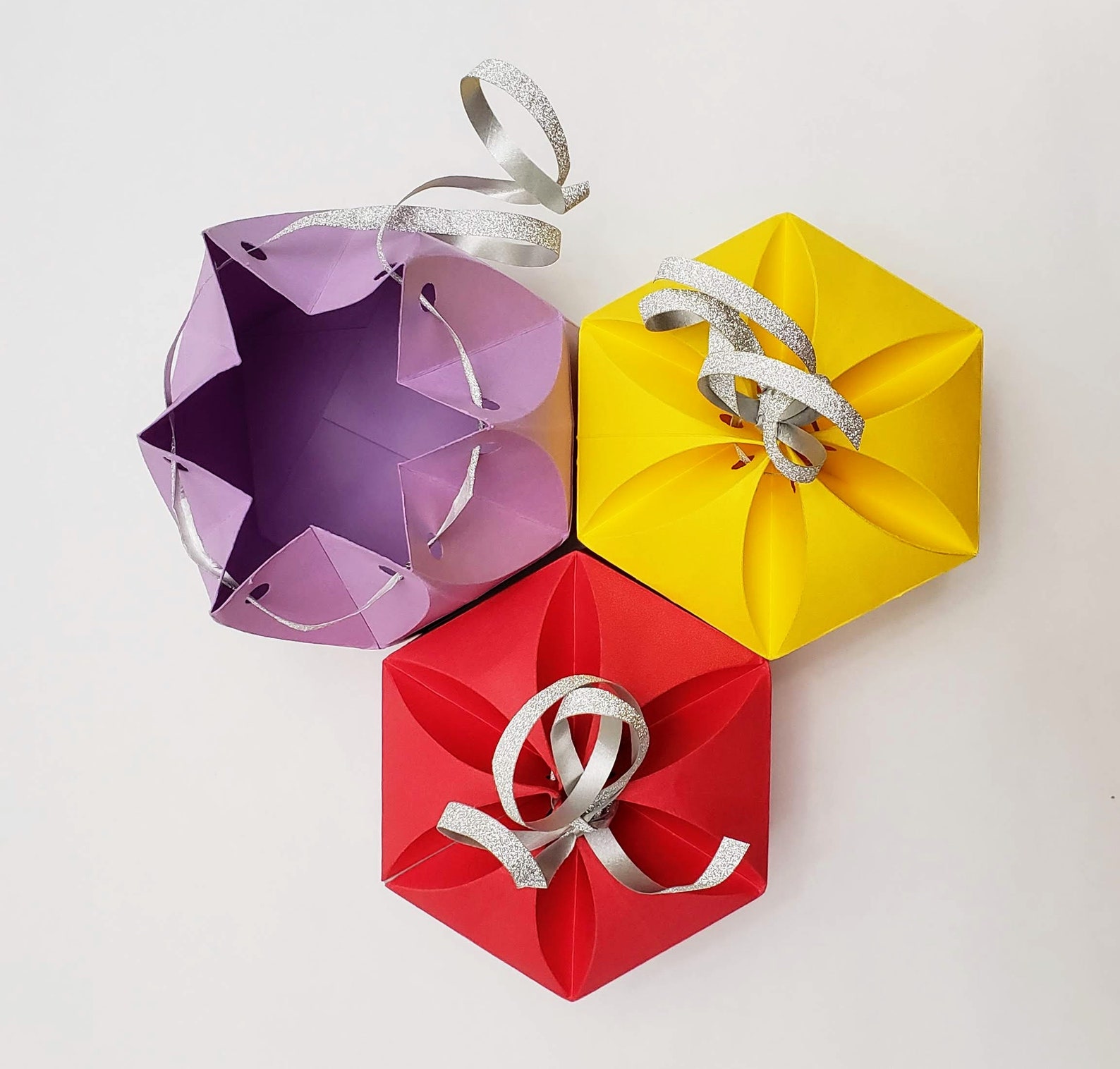 Hexagonal Origami Gift, Trinket, Jewelry Box - Etsy