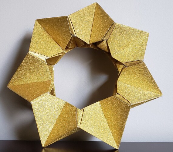 3D Origami Star Hanging Decoration/tree Topper - Etsy