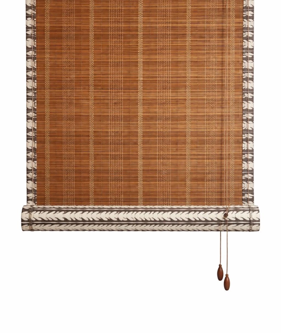 Bamboo Shade With Fabric Lining, Fabric by Chice, Custom Designer ...