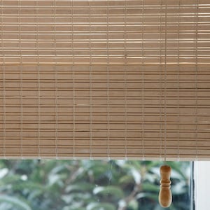 Bamboo Shades With Valance, Bamboo Fold up Shades, Designer Window ...