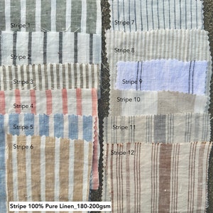 Mid Weight Pure Linen Fabric Swatches, Roman Shades Fabric Swatches ...