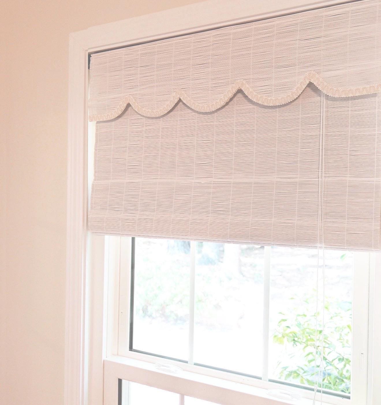 Clearance Bamboo Shades, White Bamboo Roman Blinds, Ready to Ship. - Etsy