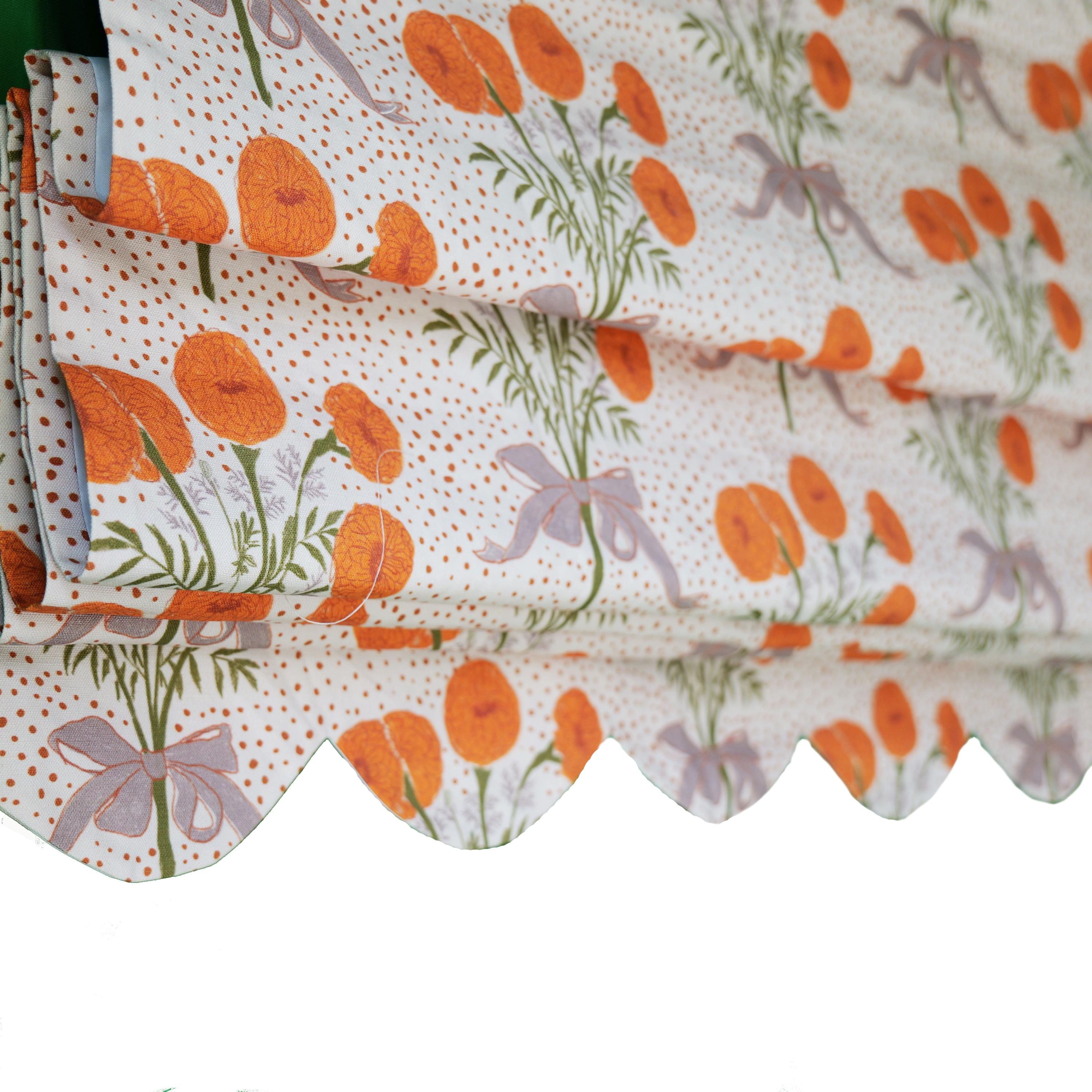 Scallop Roman Shade: Custom Nursery Blinds, Girls Room Window Treatment ...