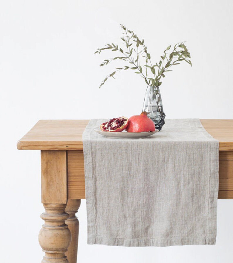 Linen Table Runner 100% European Pure Linen Long Table - Etsy