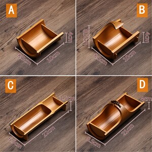 Natural Bamboo Refreshment Box Living Room With Lid Dried Fruit Plate ...