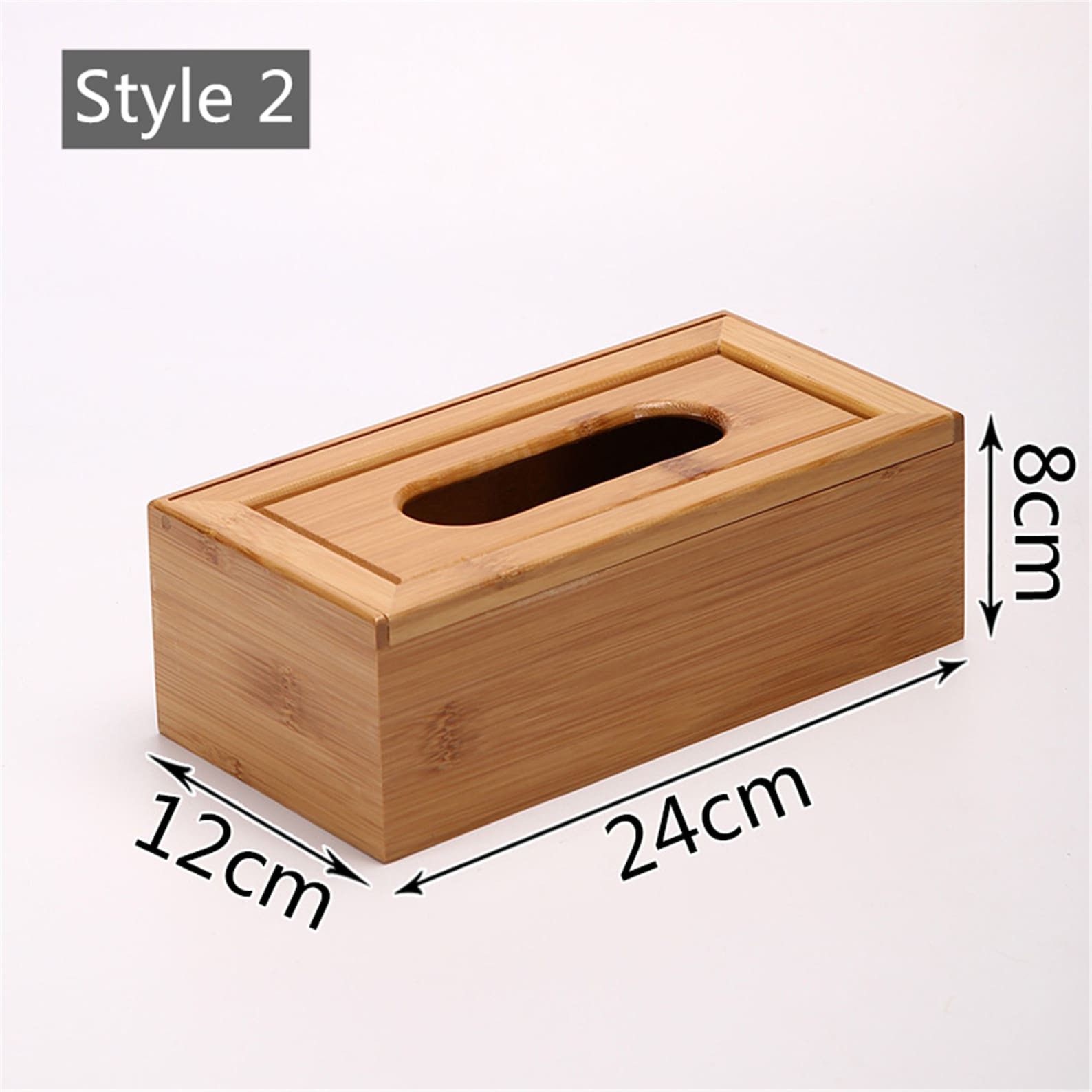 Bamboo Tissue Box Holder Bamboo Wood Tissue Box With Cover - Etsy