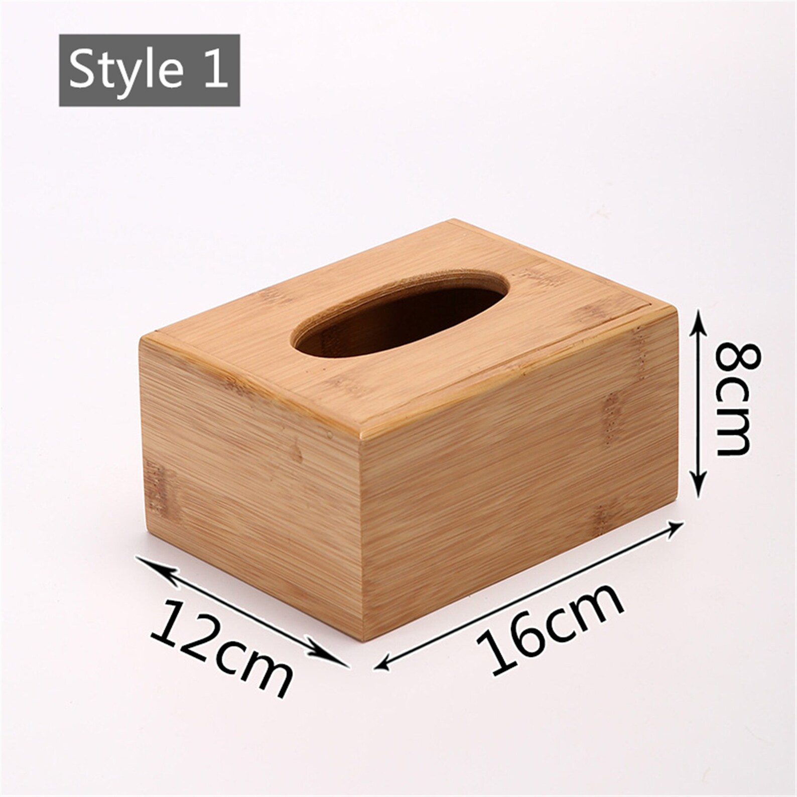Bamboo Tissue Box Holder Bamboo Wood Tissue Box With Cover - Etsy