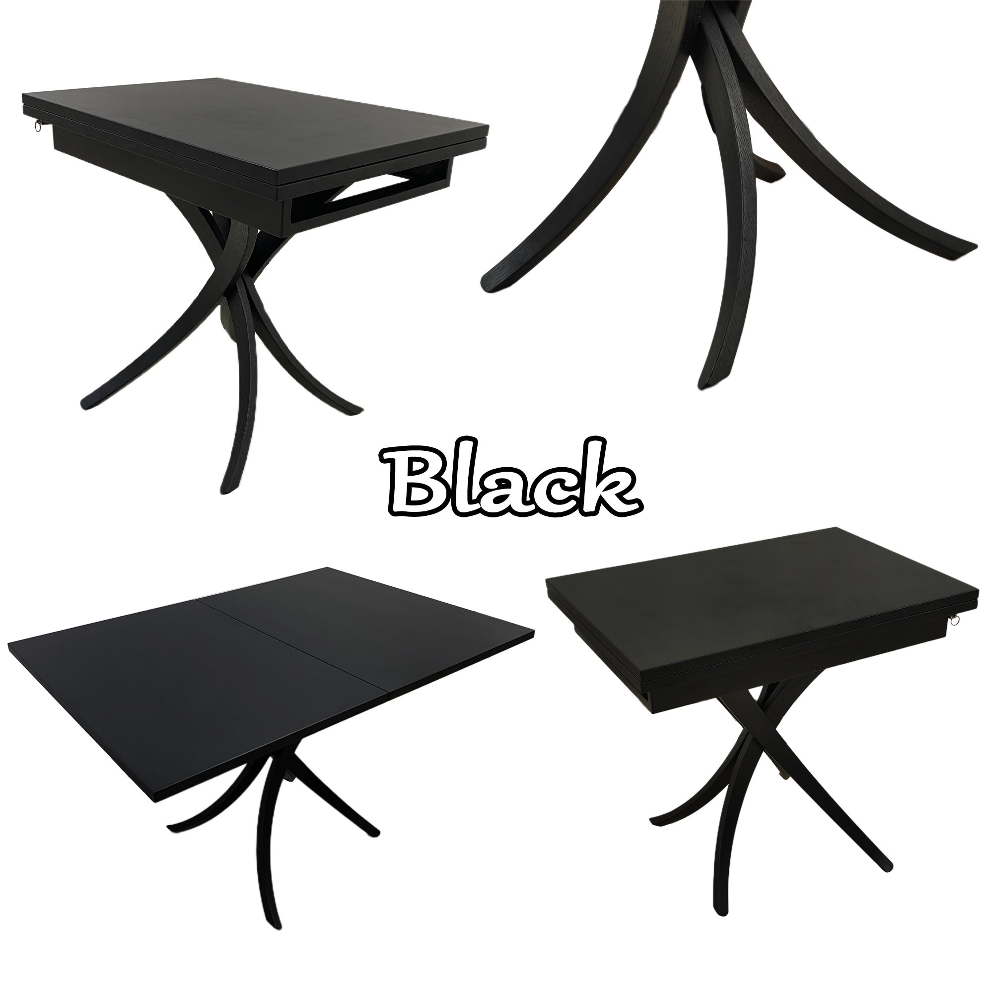 Multiple Colors of Wood Transformation Table,multi Functional Dining ...