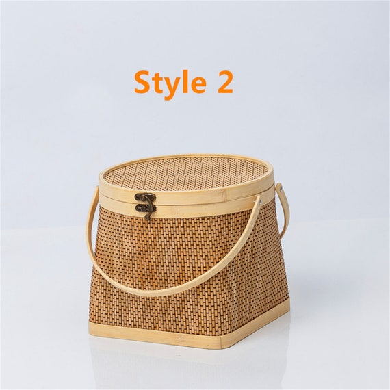 Baskets Storage & Organization Woven storage basket with rope and ...