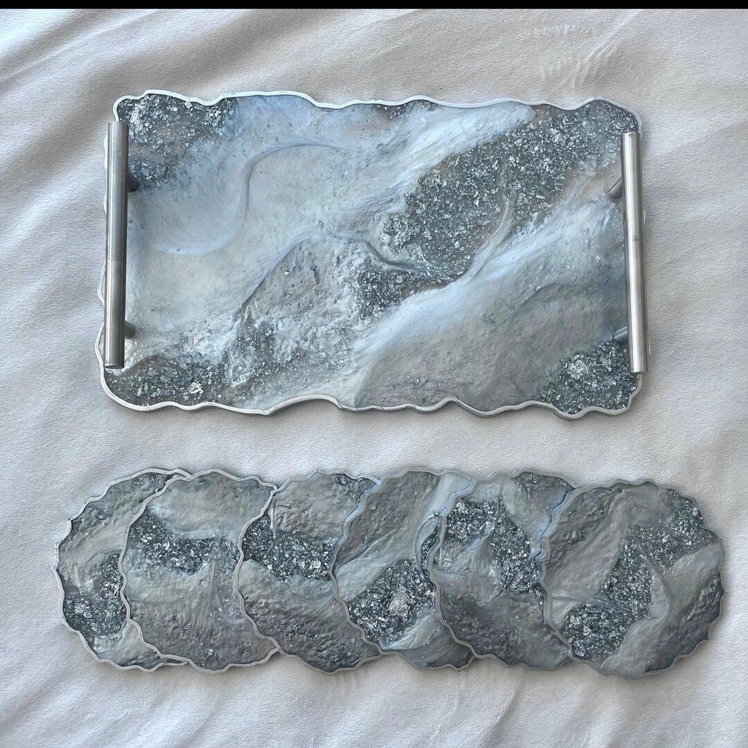 Resin Tray With Handles Custom Made Housewarming Gift - Etsy