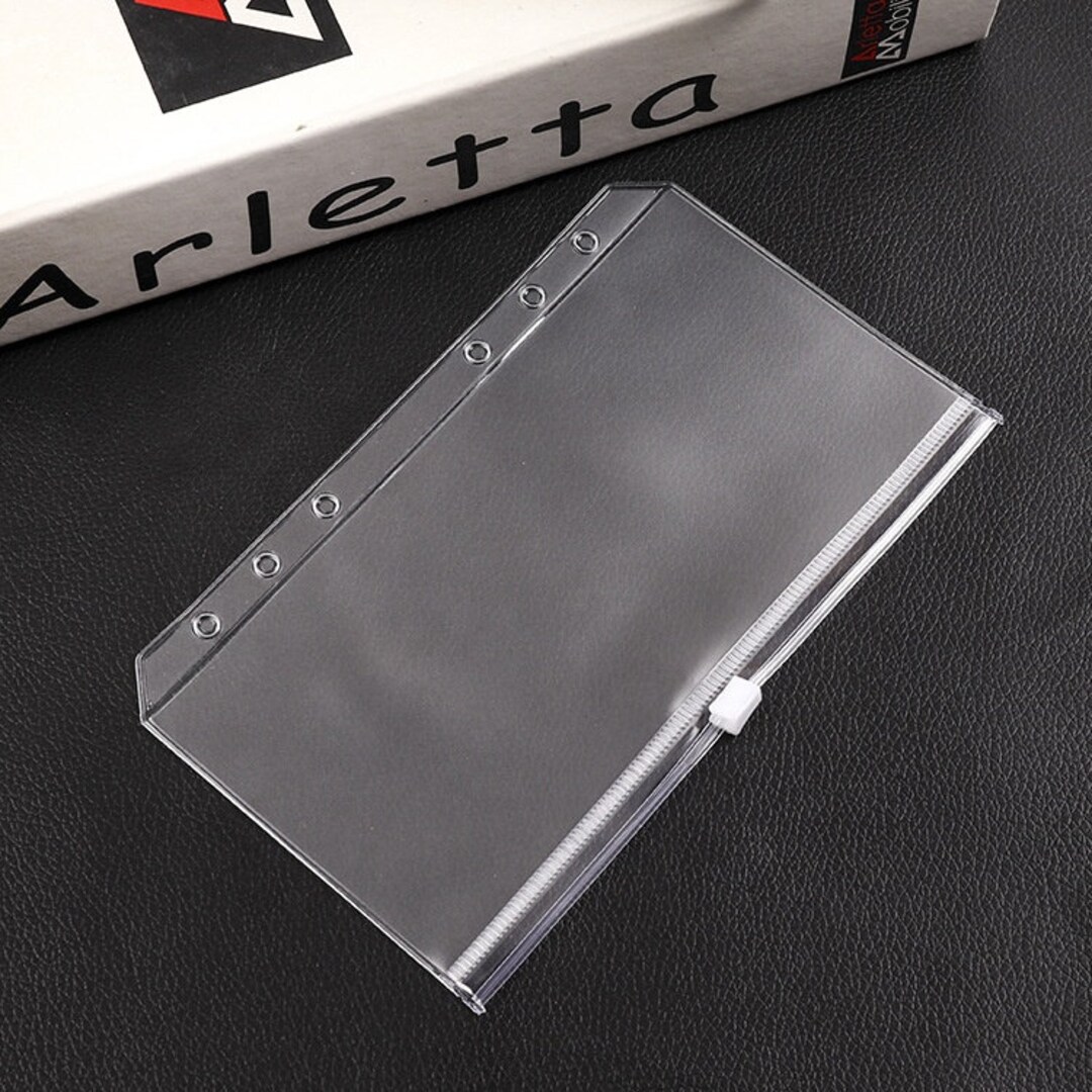 Plastic Envelopes 6 Hole Budget Binder With Zipper Binder Pockets ...