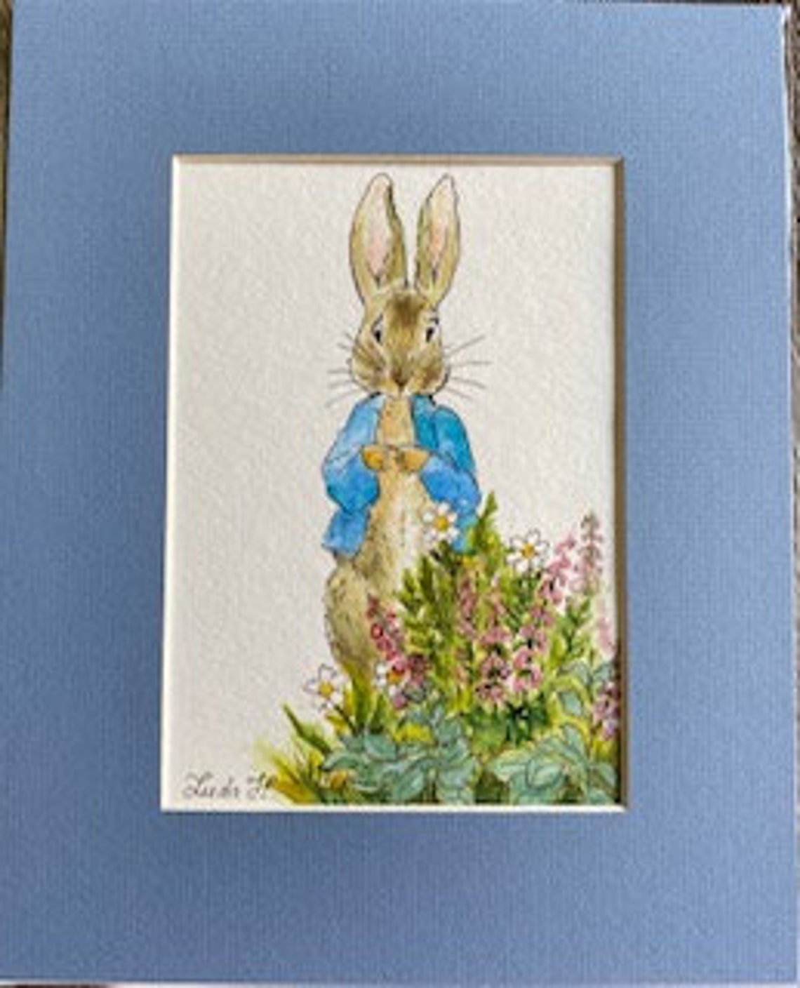Peter Rabbit Story Original Drawing and Painting in Watercolor and Ink ...