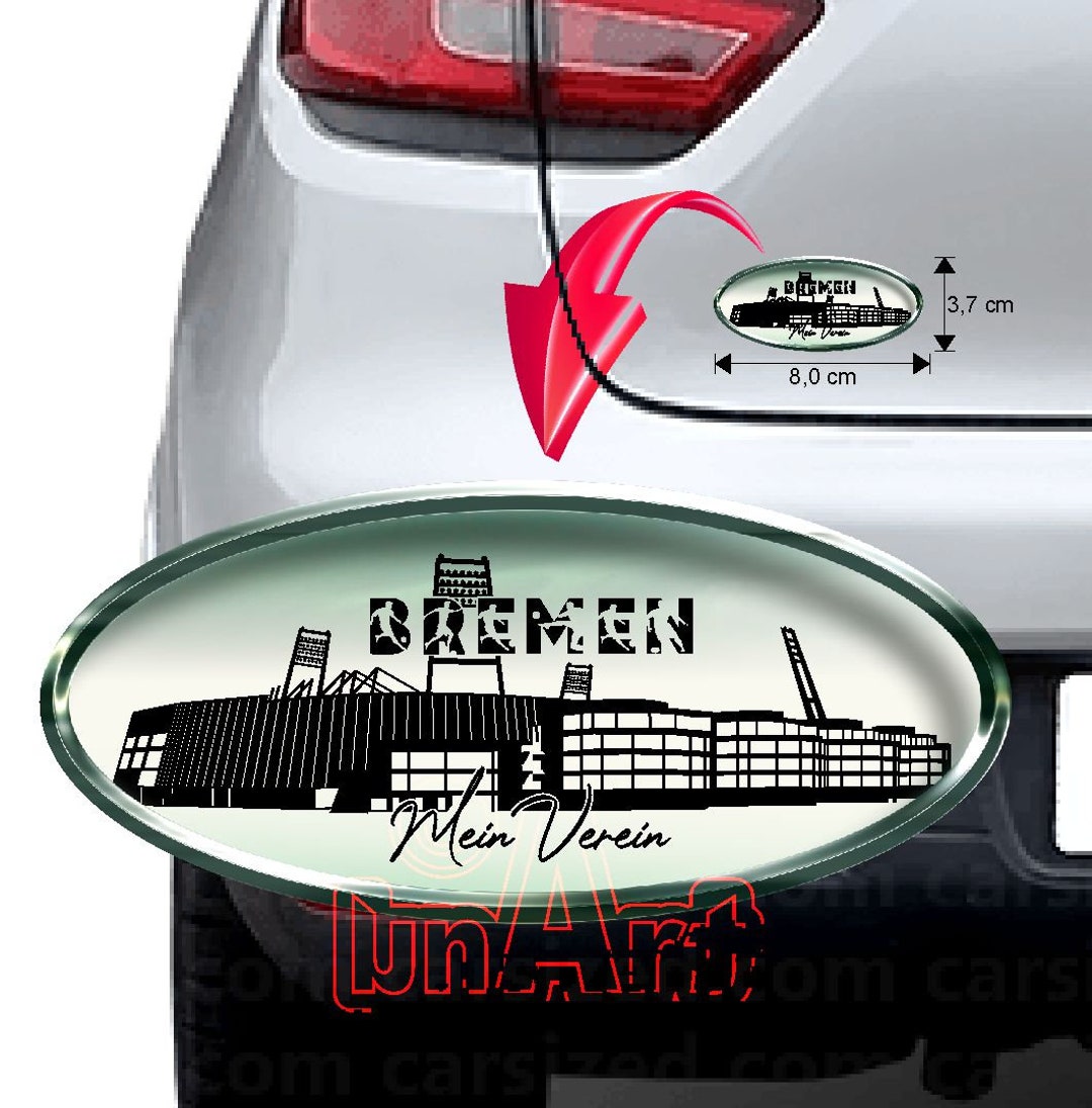 Sticker Stadium Bremen Car Sticker Stadium Sticker Laptop - Etsy