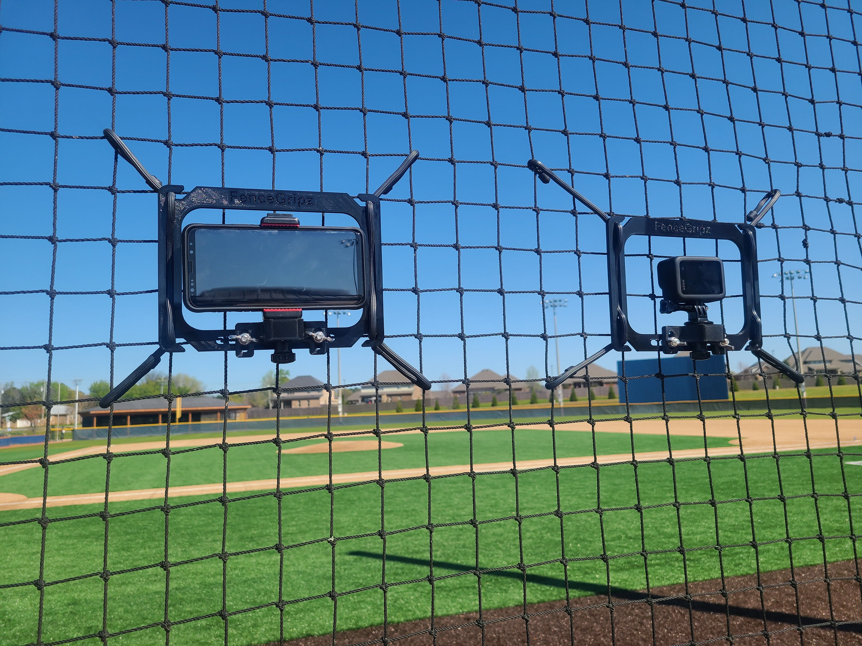 Fencegripz - Iphone, Gopro, Mevo Start, DJI, and Phone Fence Mount for ...