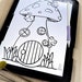 Mushroom House Whimsical Printable Coloring Page Digital Download ...