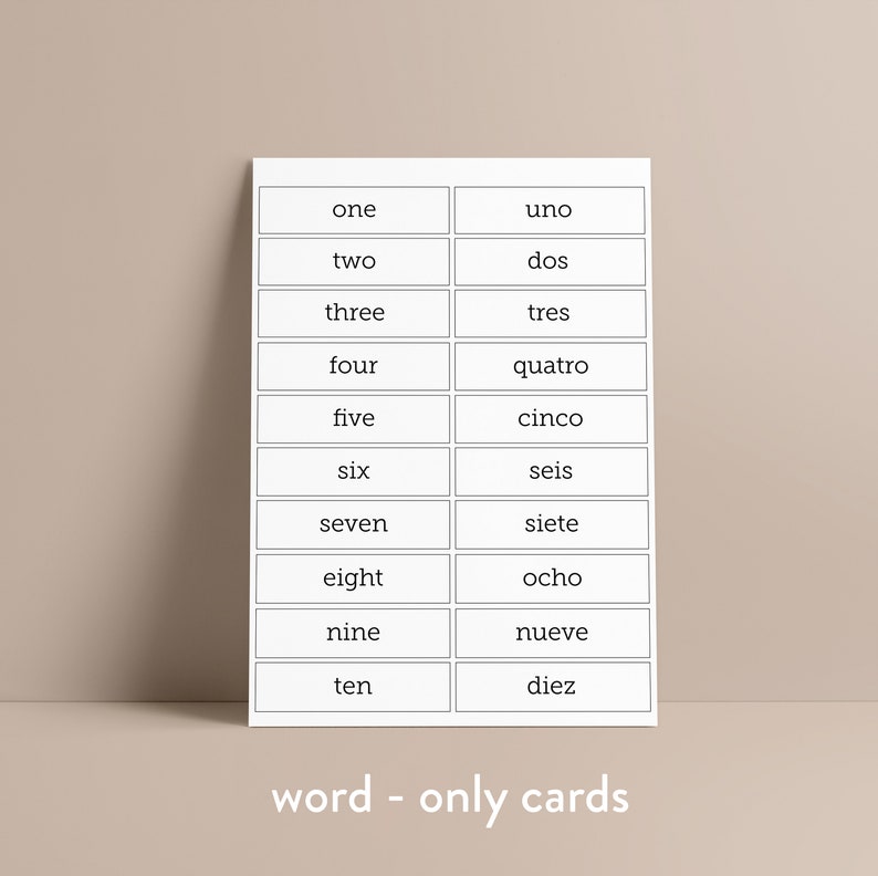 Winter Wonderland NUMBER CARDS 1-10 | 7 Languages | 3 Part Cards ...