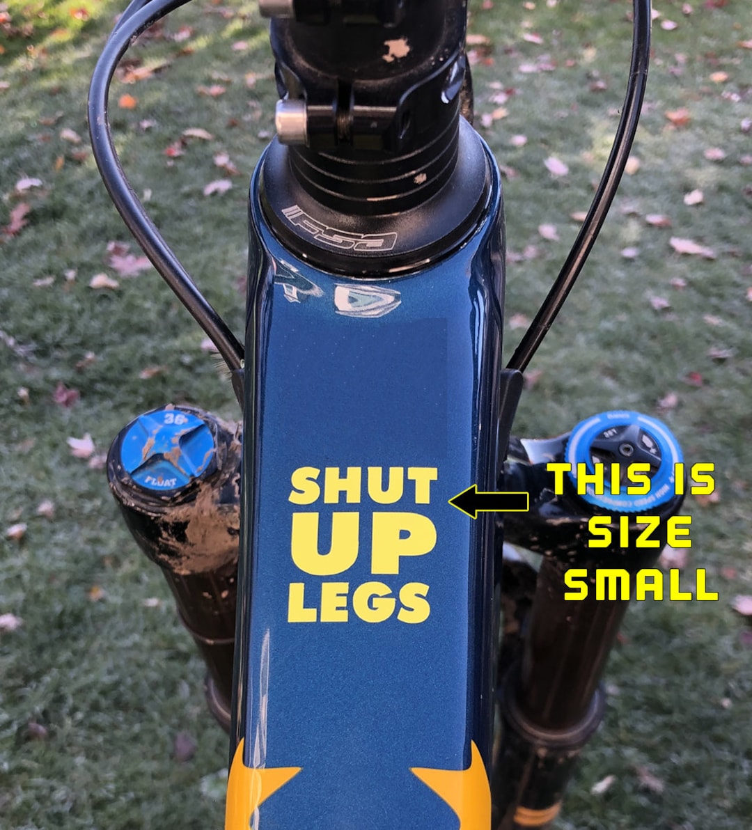 Shut up Legs Motivational Vinyl Decal | Sticker | Cycling | Bike ...