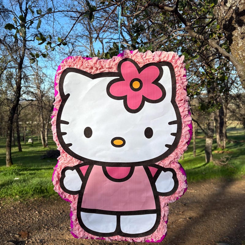 Helllo Kitty Piñata - Etsy