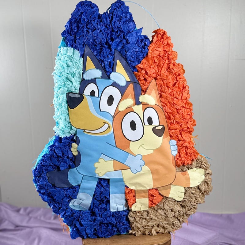 Bluey and Bingo Piñata - Etsy