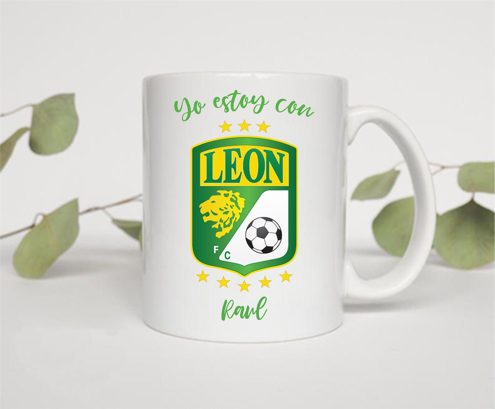 Personalizado Club Leon Mug Partido de León México Taza | Etsy