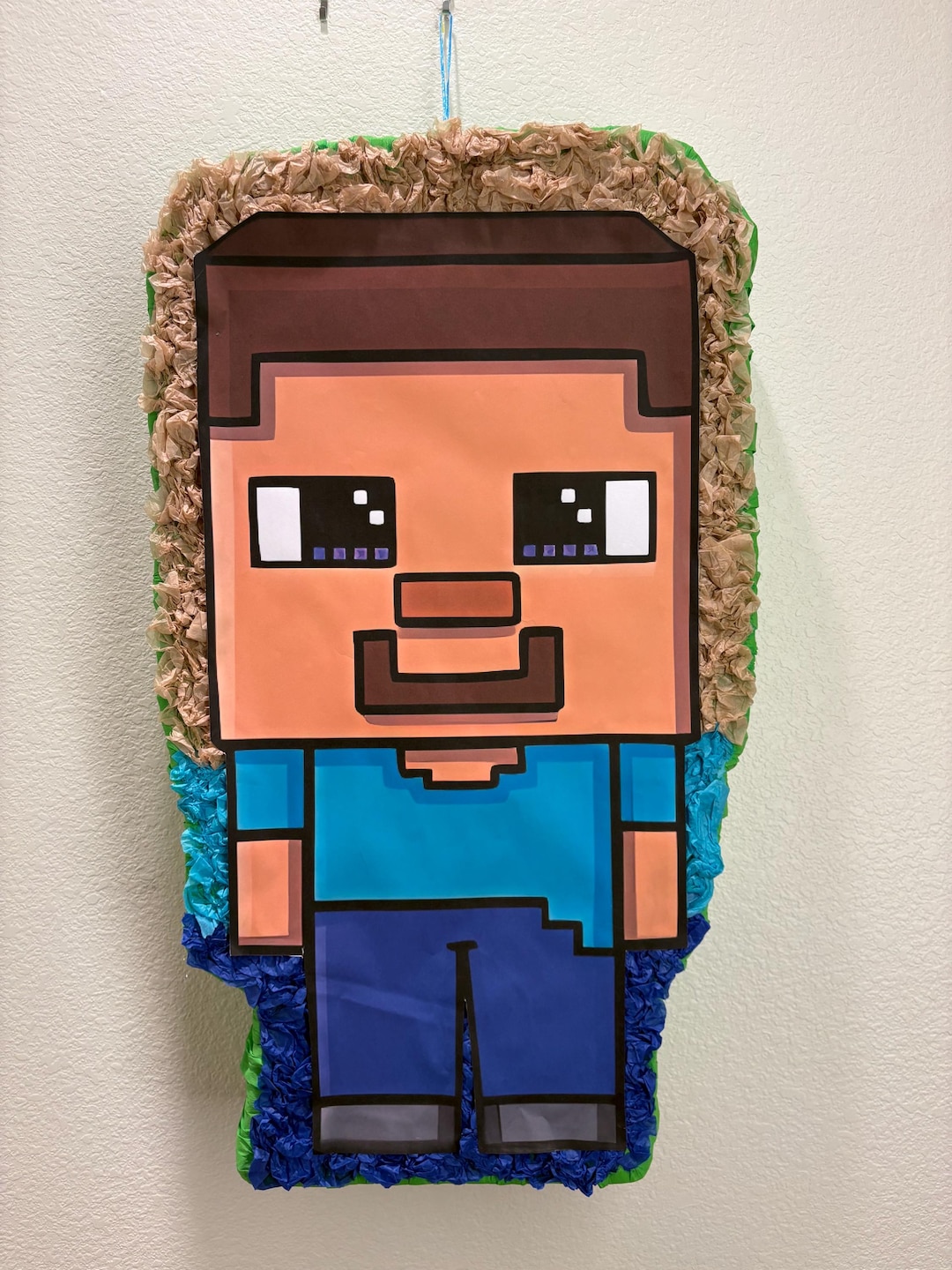 30" Tall Minecraft Piñata – Custom Handmade Party Decoration – Perfect ...