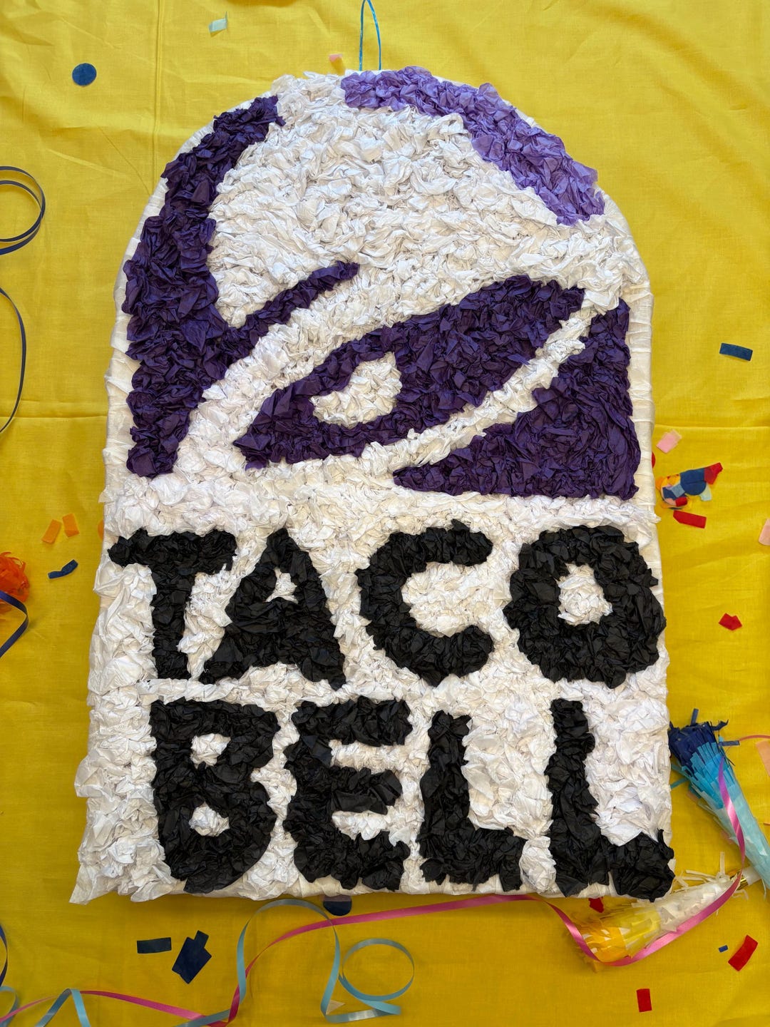 Tall Taco Bell Sign Piñata – A Fun and Unique Party Decoration - Taco ...