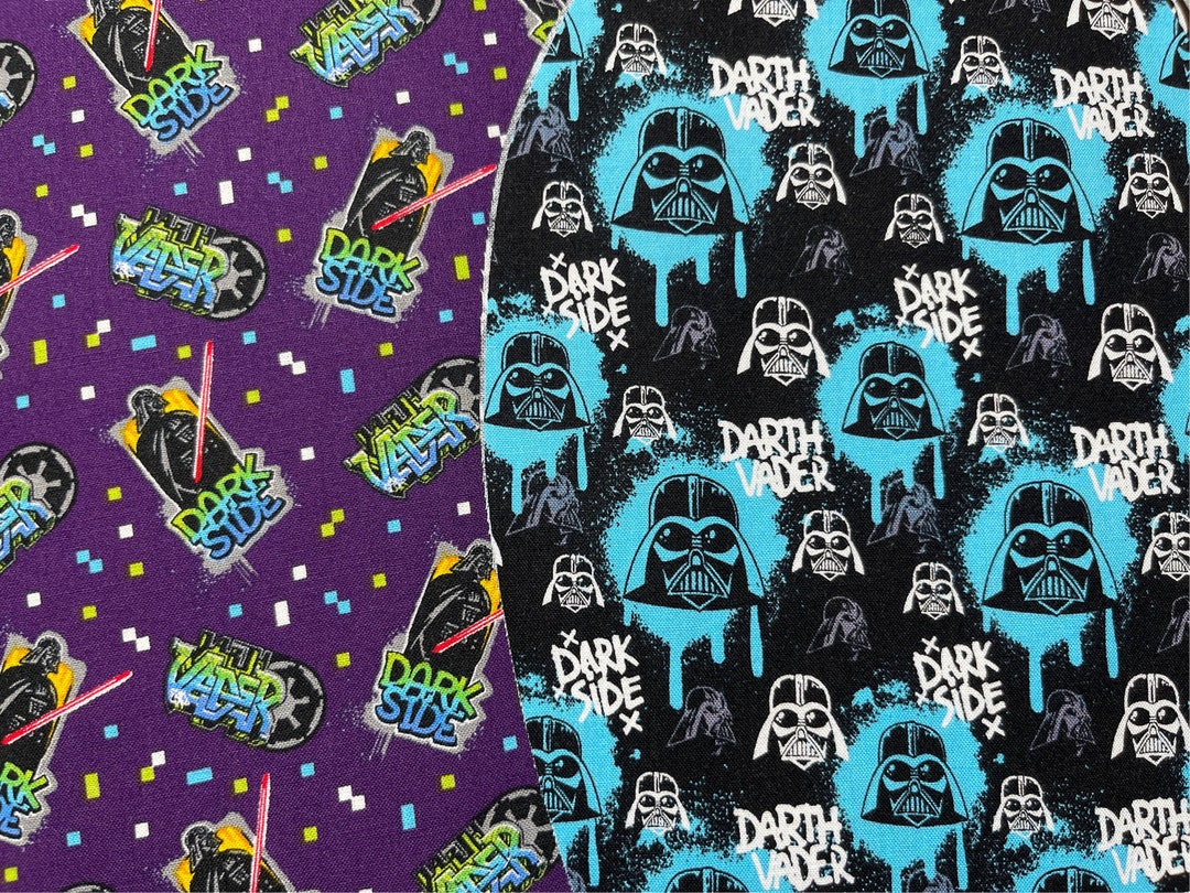 Star Wars Dark Side Darth Vader Graffiti Reversible Surgical - Etsy