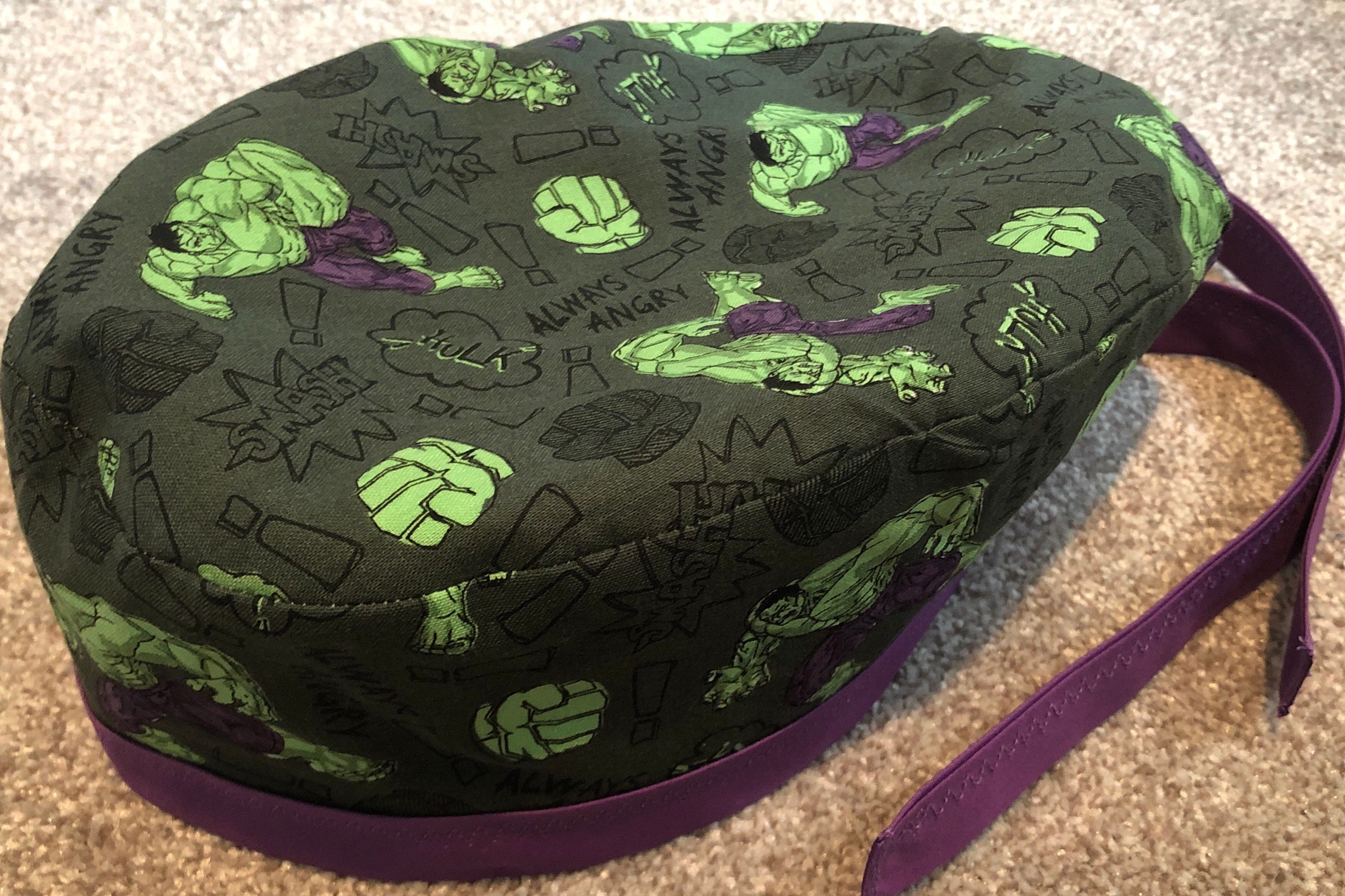 Hulk Avengers Reversible Surgical Scrub Cap Hat With Extra - Etsy
