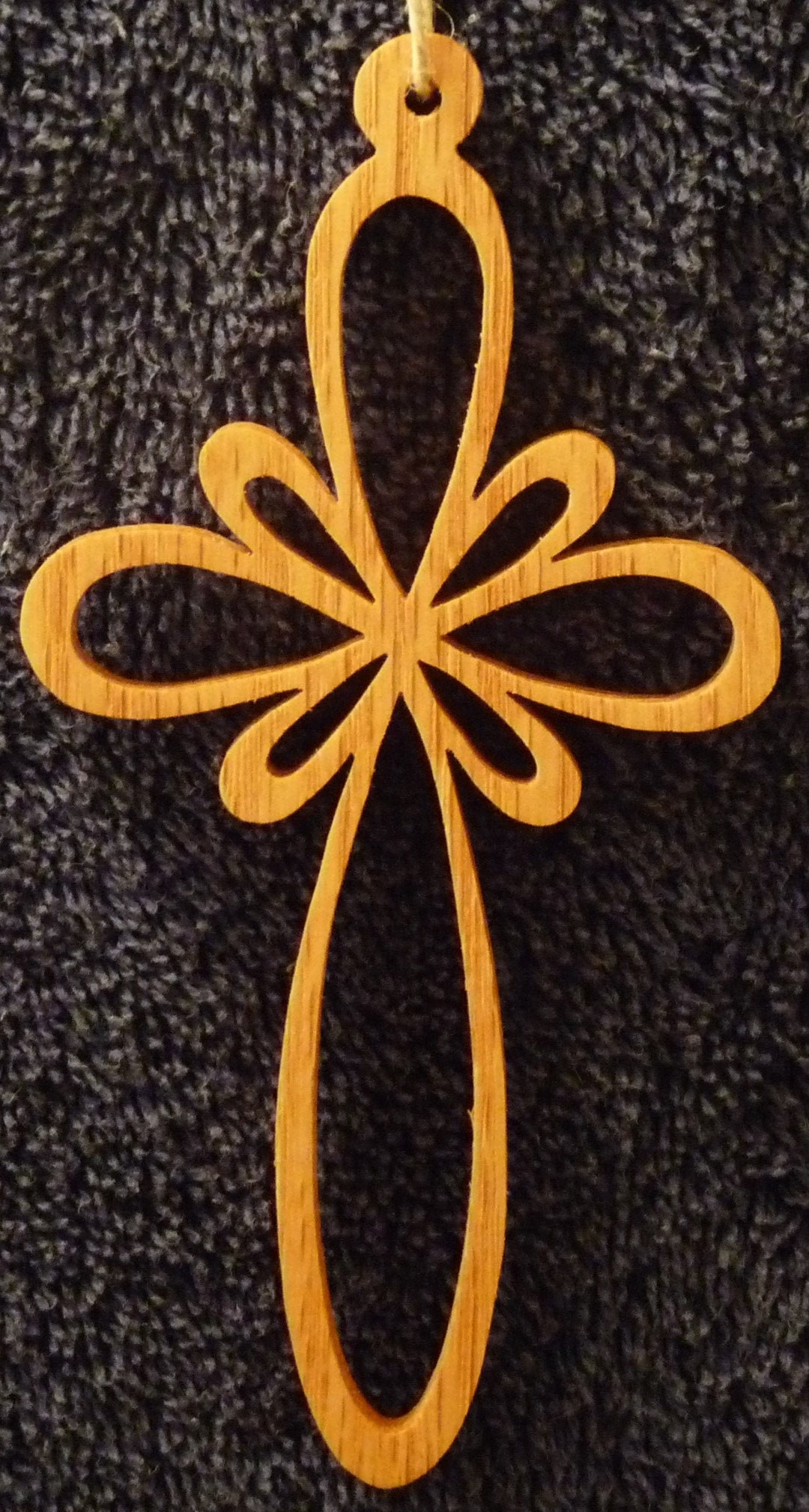 Cross Filigree Simple Oak - Etsy