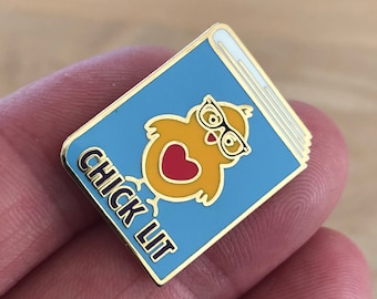 Stack of Books Lapel Pin CC444 Reading Literature and - Etsy