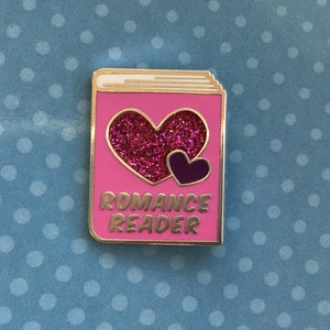 Romance Reader Enamel Pin - Etsy