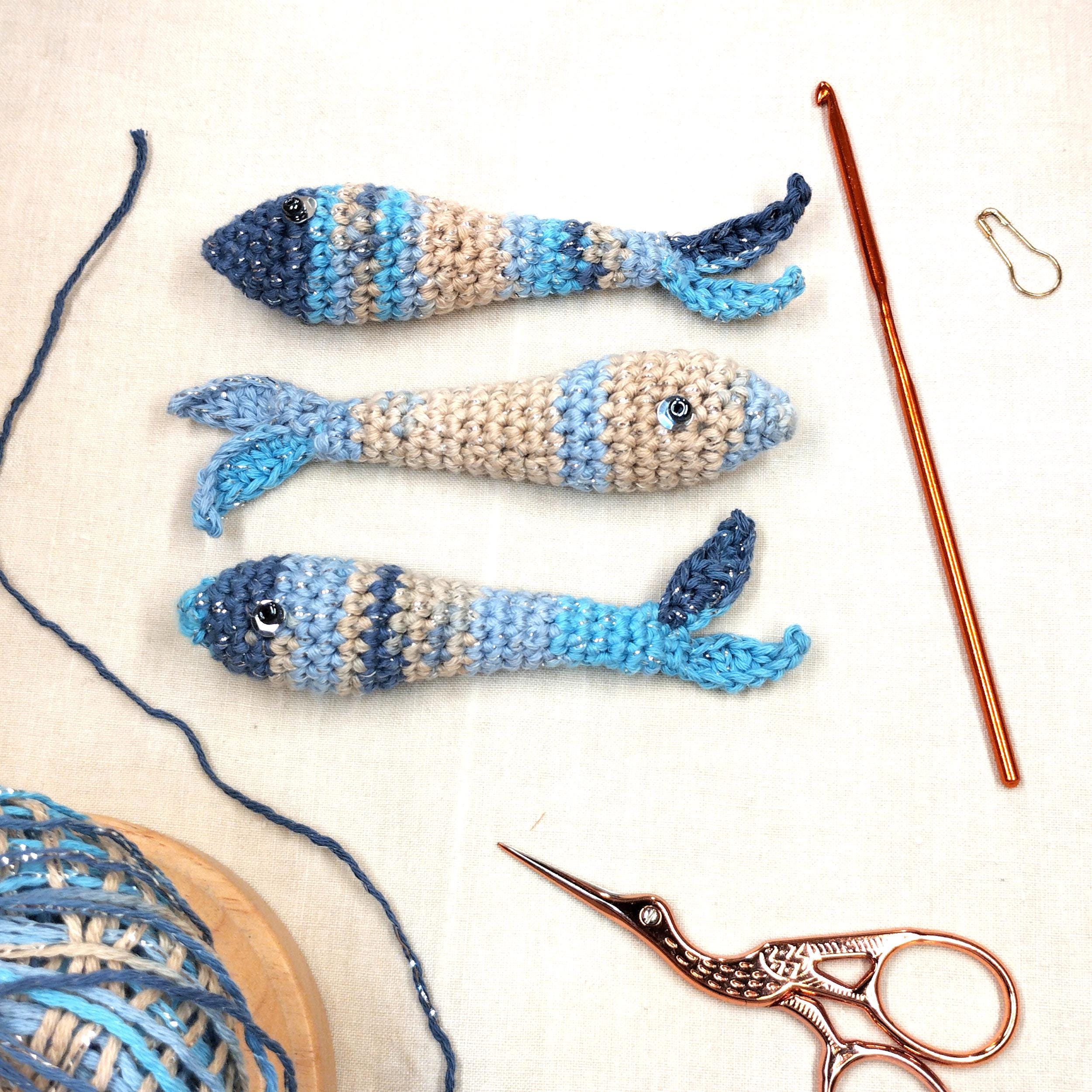 Crochet Sardines Crochet Pattern PDF File in French and English (US ...