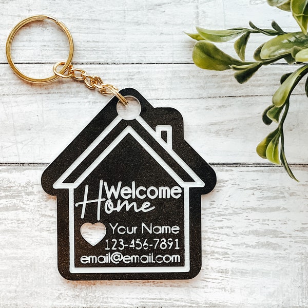 Realtor Keychain - Etsy