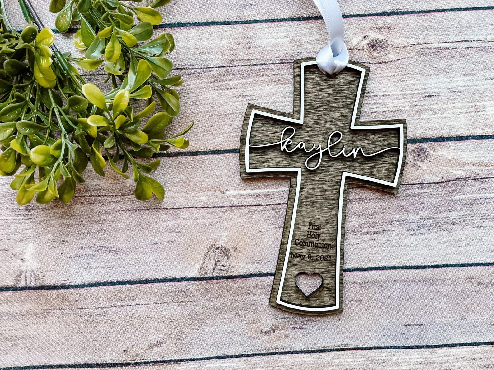 Personalized Wood Cross Wall Decor Baptism Gifts Communion - Etsy