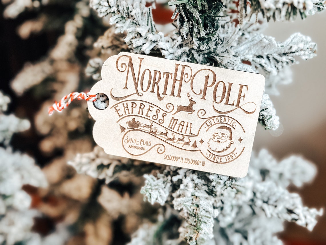 Gift Tag From Santa North Pole Gifts for Kids Santa Gift - Etsy