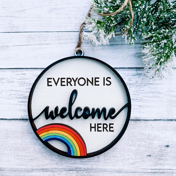 Everyone is Welcome - Etsy
