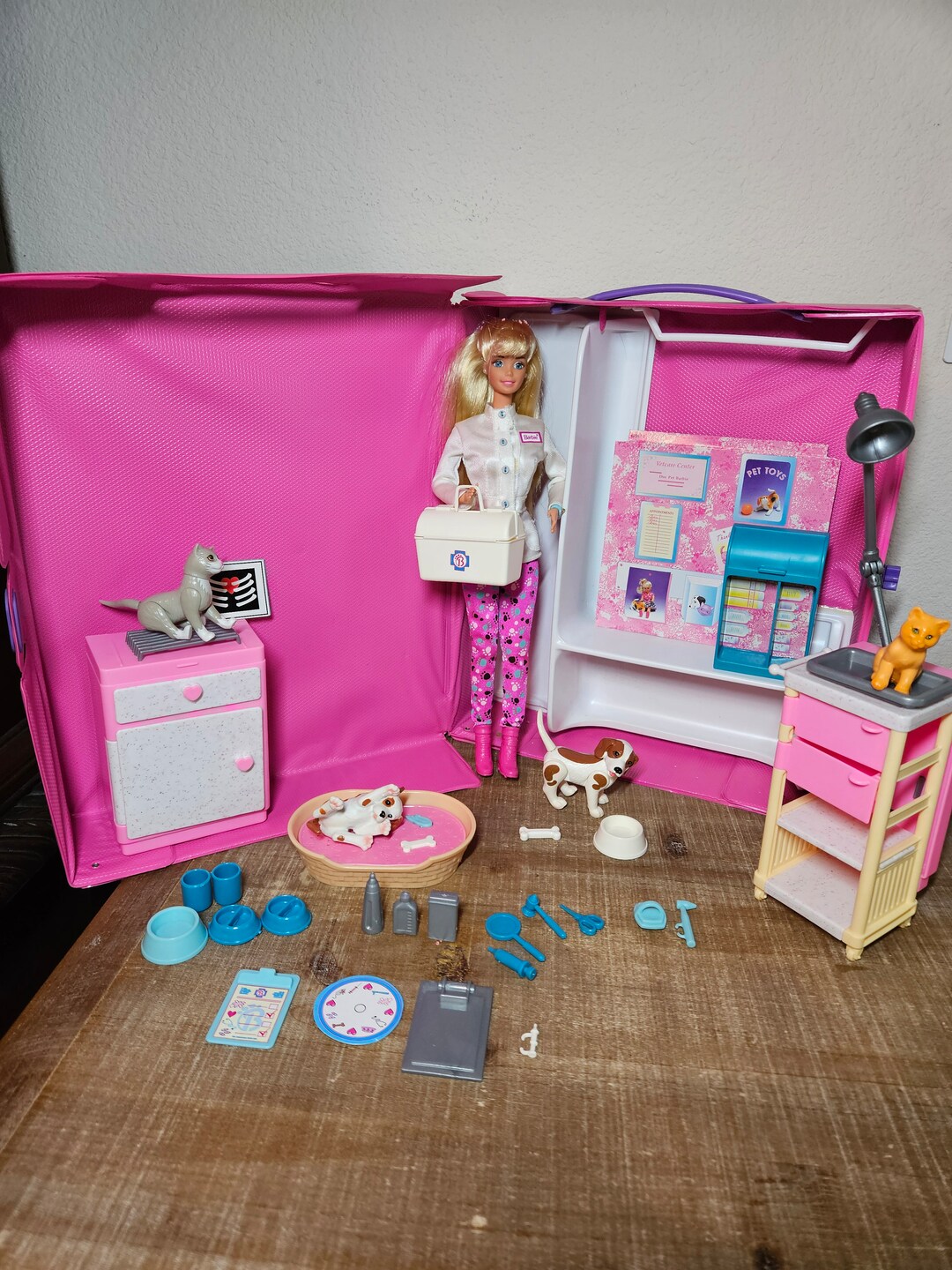Barbie Case With Barbie Vet Inside - Etsy