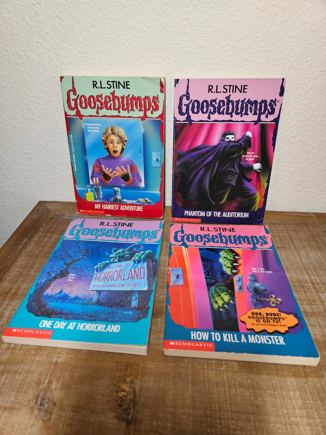 Goosebumps Lot of 4 Vintage Books - Etsy