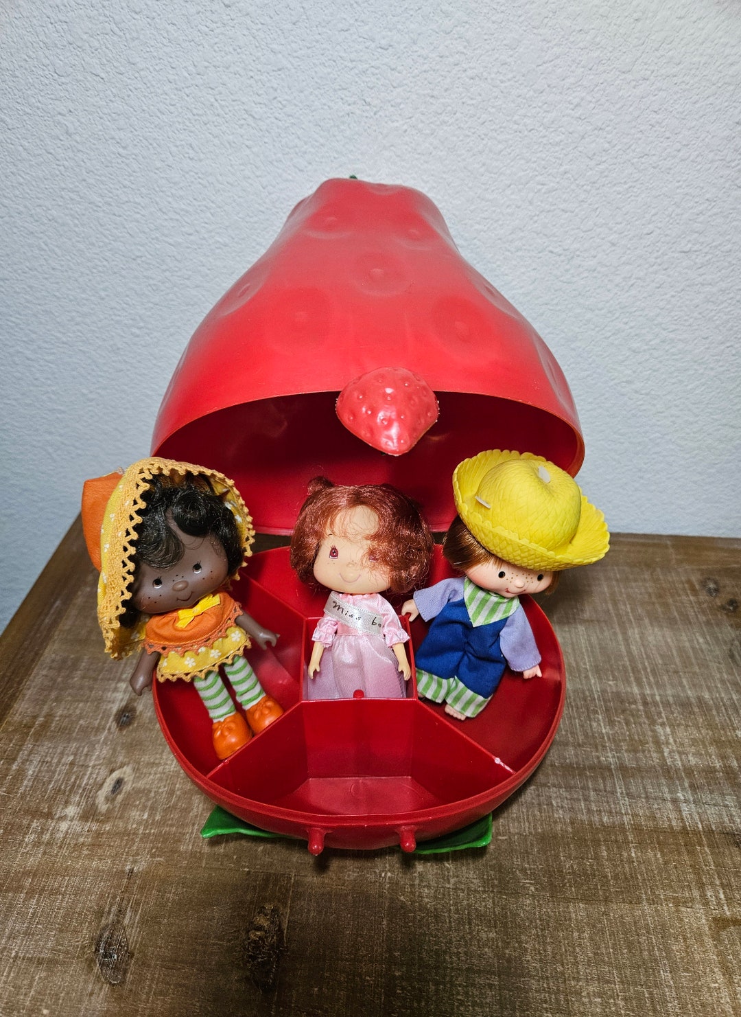 Strawberry Shortcake Case & 3 Dolls - Etsy