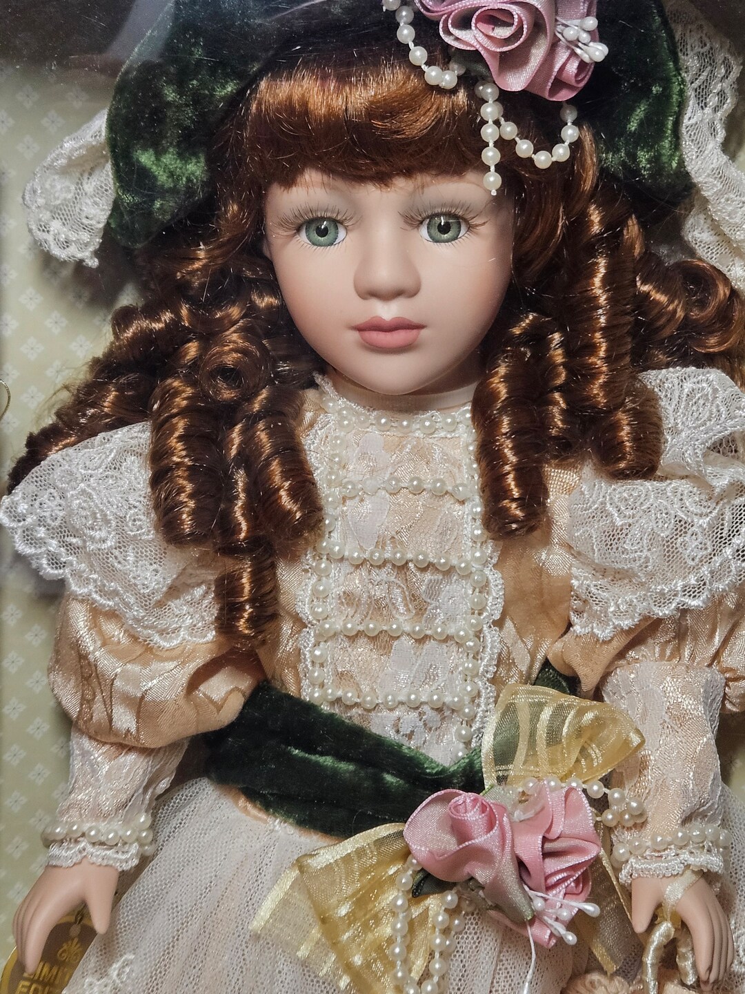 Victorian Porcelain Doll in Box - Etsy