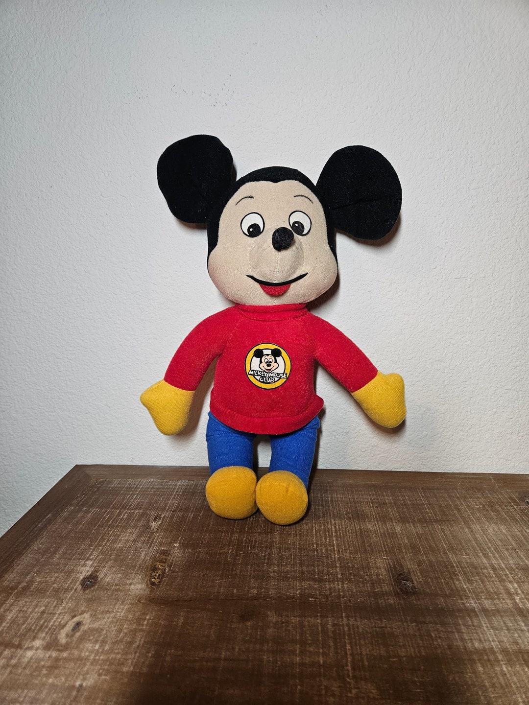 Mickey Mouse Vintage Knickerbocker Plush - Etsy