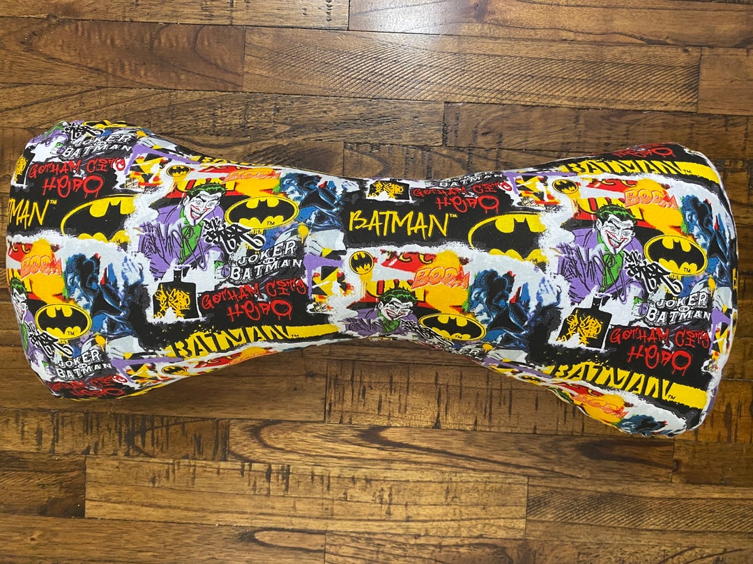 Batman Bone Shaped Pillows Made in Two Sizes - Etsy
