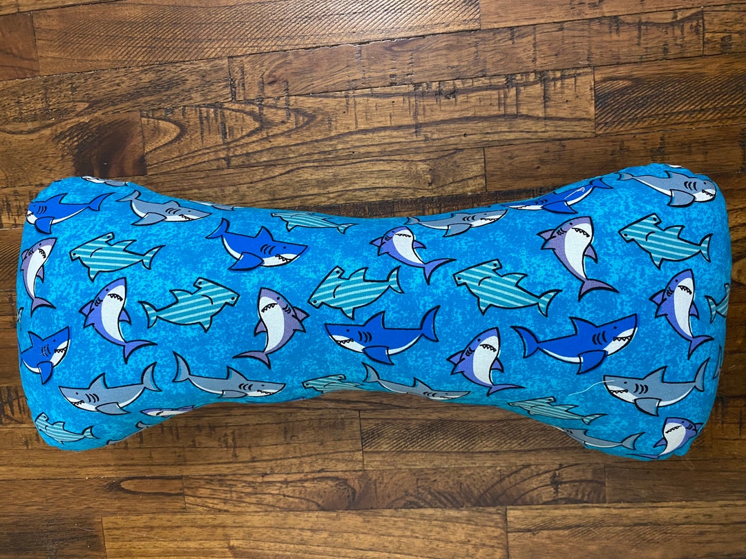 Happy Sharks Bone Shaped Pillows Made in Two Sizes - Etsy