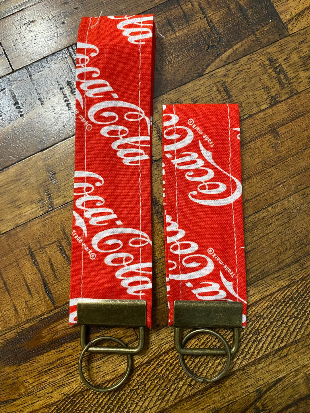 Coca Cola Key FOBS Wristlet Key Fob Various Fabric Designs Great for ...